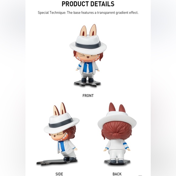 POP MART | Toys | Labubu Michael Jackson Superstar Dance Move | Poshmark